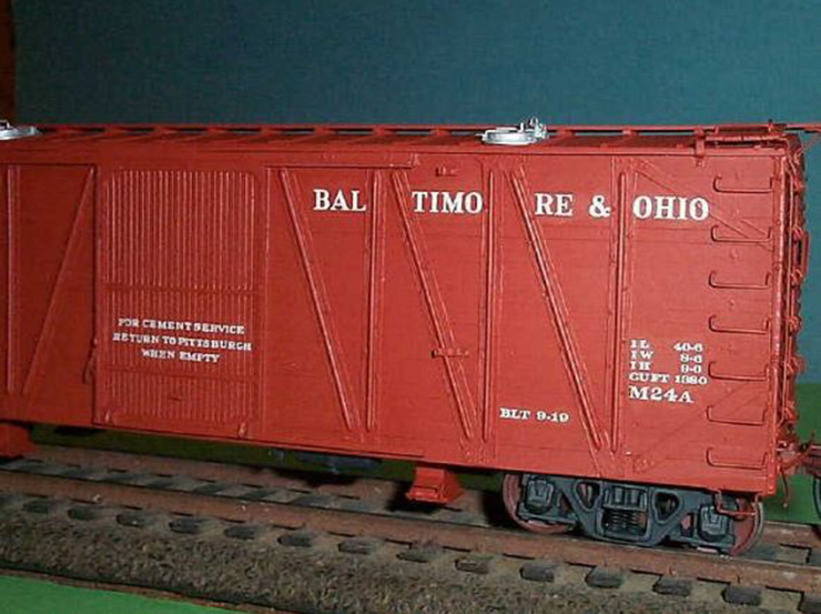 Ed Bommer B&O Class M-24a Cement Hopper Boxcar – O Scale Central